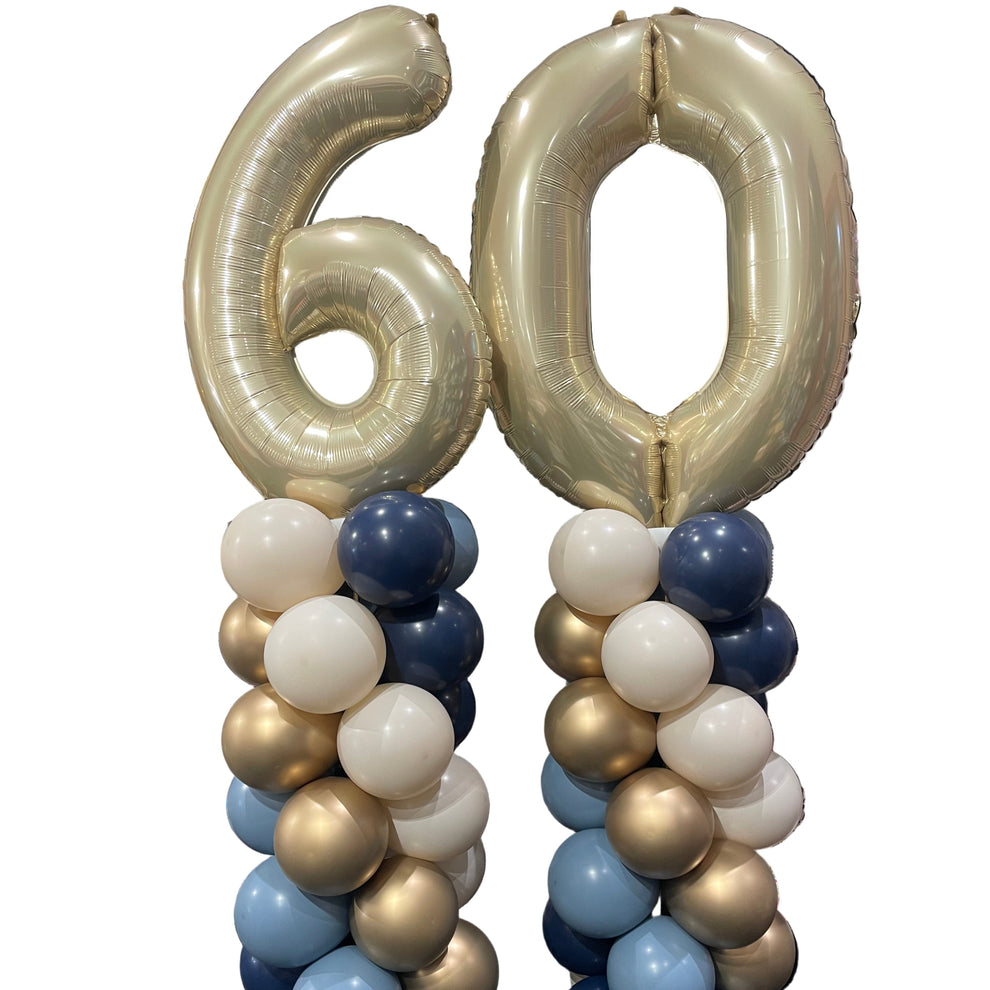 Double Digit Balloon Columns – Brighton Party Hut