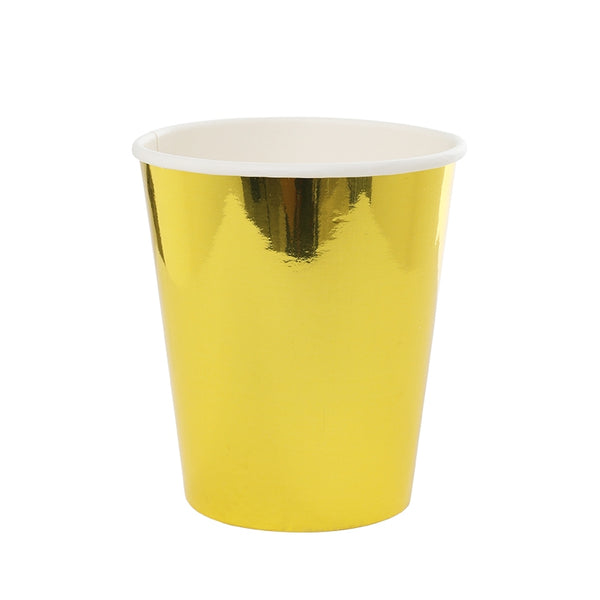 Metallic Gold Paper Cup 10pk – Brighton Party Hut
